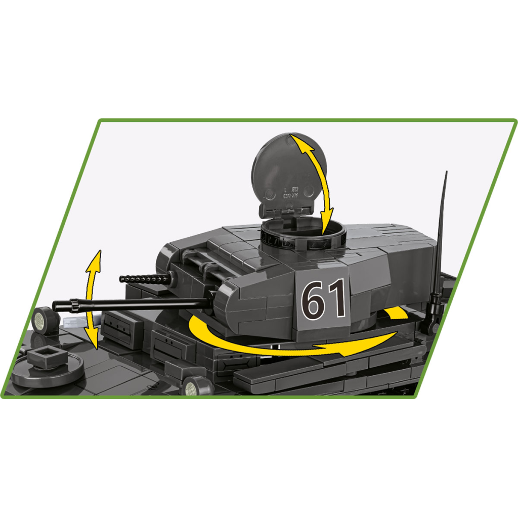 Cobi 2597 Panzerkampfwagen II Ausf. F, 71,99