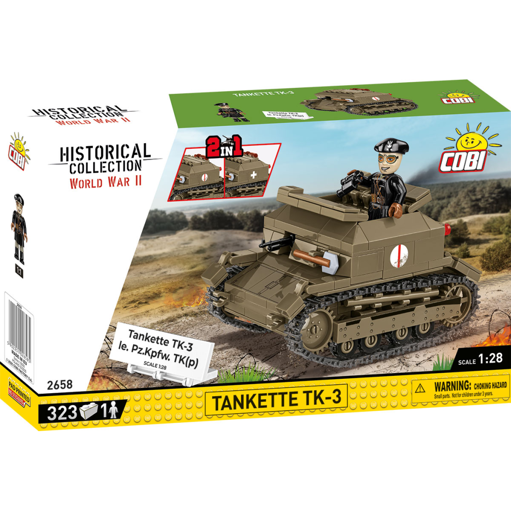 Cobi 2658 Tankette TK-3, 31,49